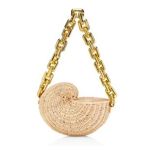 Poolside | Bags | Poolside The Anna Rattan Conch Shell Bag In Natural ...